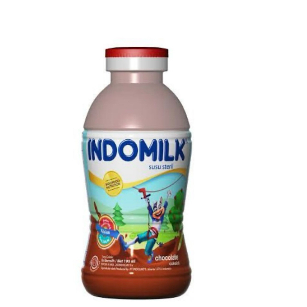 Jual Susu UHT Indomilk Botol 190ml Chocolate 1 dus isi 24 | Shopee ...
