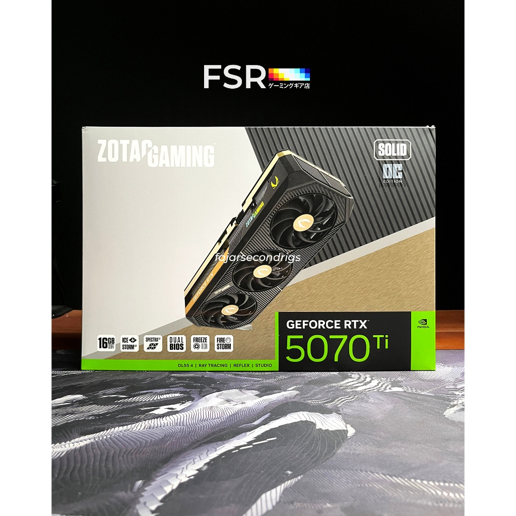 Jual Zotac SOLID RTX 5070 Ti 16GB GDDR7 [Garansi Resmi 2028] | Shopee ...