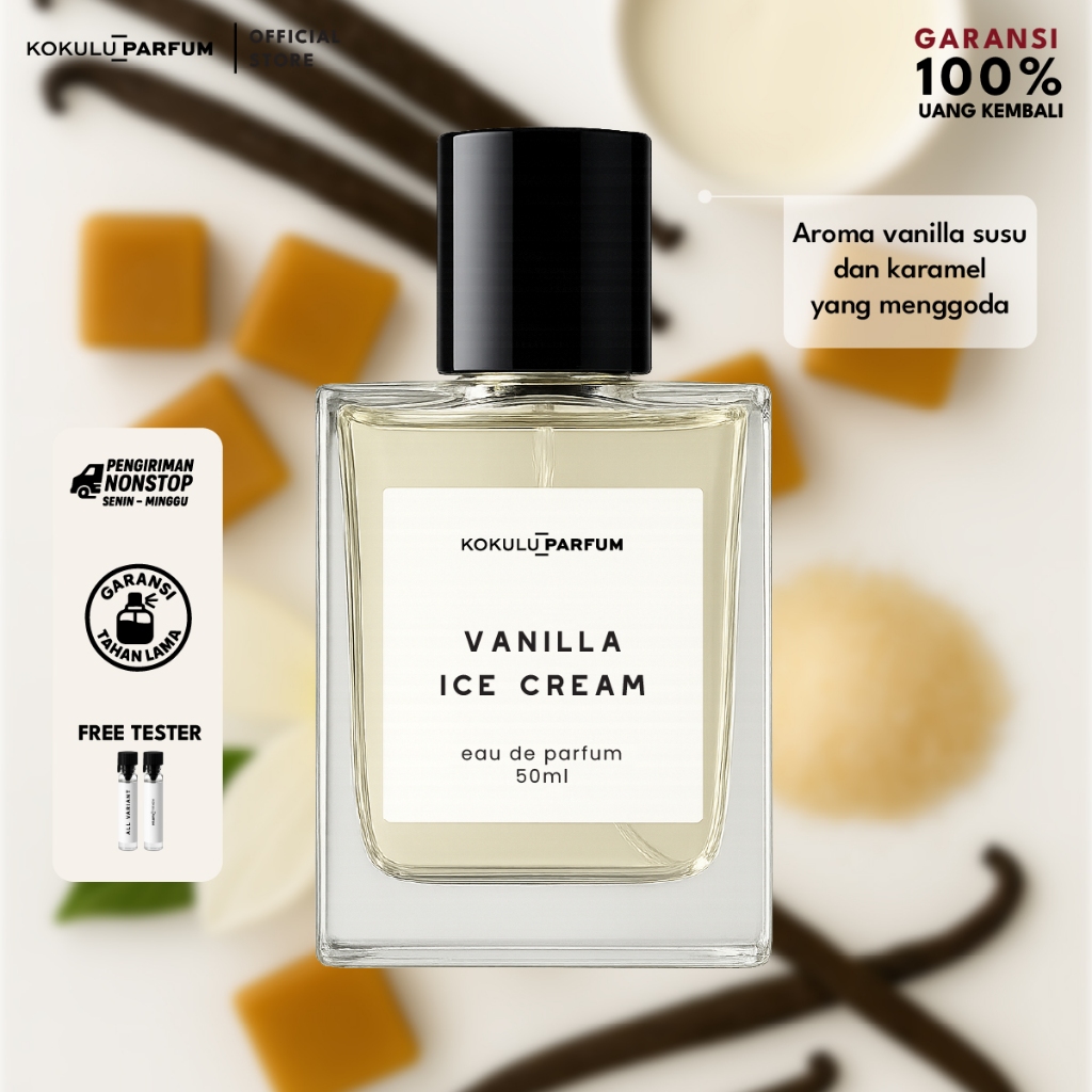 Jual Kokulu Parfum - Vanilla Ice Cream: Aroma Es Krim Vanila yang Manis ...