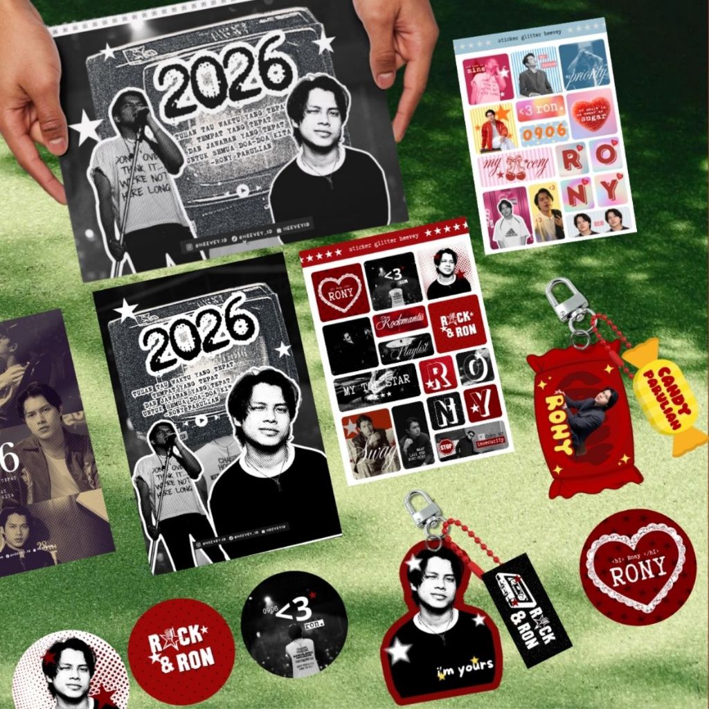 Jual Kalender Rony Parulian 2026 | Sticker Glitter Rony Parulian ...