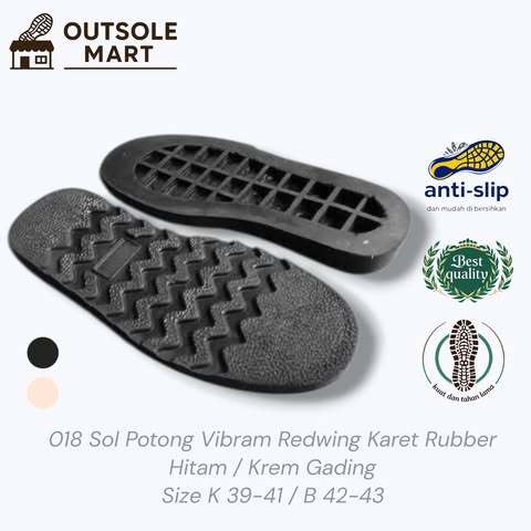Jual Outsole Mart - Sol Potong Vibram Redwing Rubber Karet Premium ...