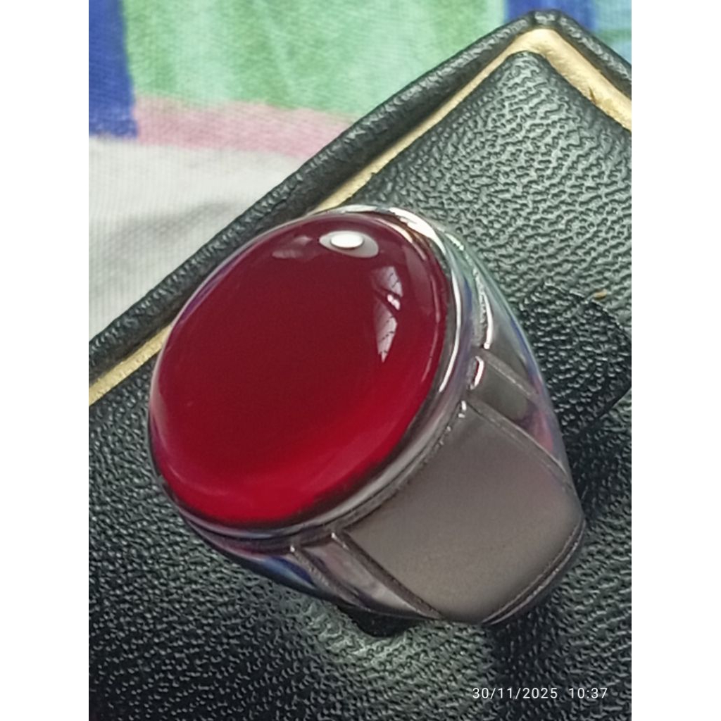 Jual Cincin Mata Batu Natural Red Baron Medium Size Premium (Kolektor ...