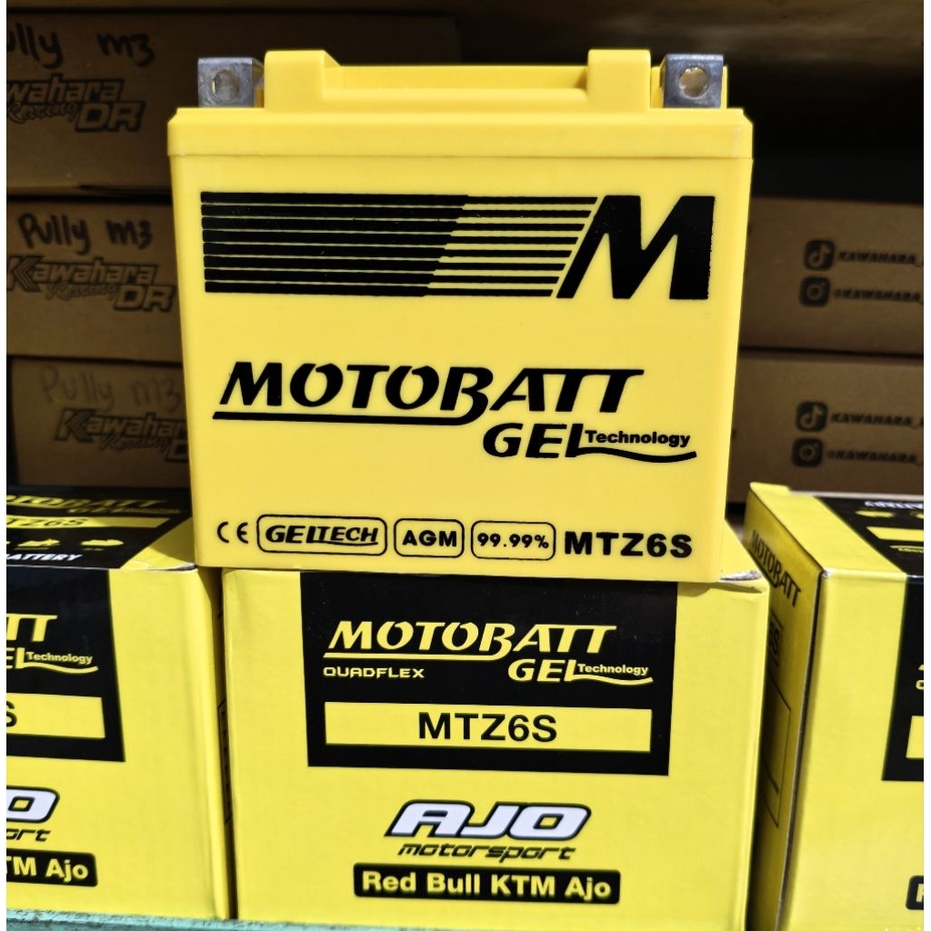 Jual Aki Motobatt Mtz6S ORIGINAL 6A pnp NMAX NEW/AEROX/FU/SCOOPY NEW ...