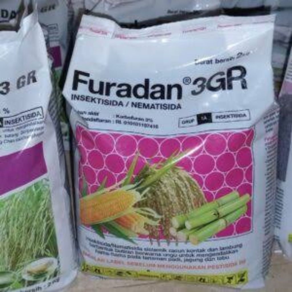 Jual Furadan Insektisida/Nematisida 3GR Kemasan Pabrik 1Kg 100% ...