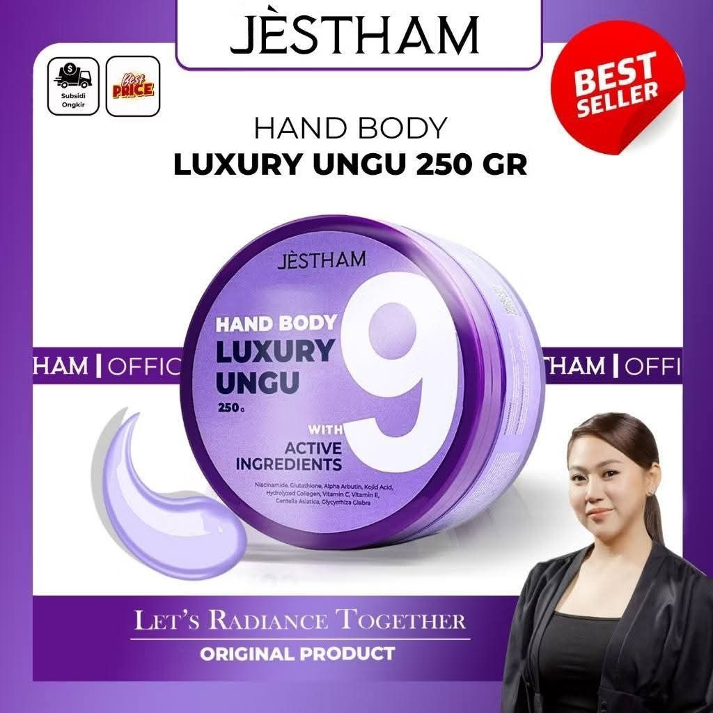 Jual Jestham Handbody Luxury Ungu 100ml Lotion Pagi | Shopee Indonesia
