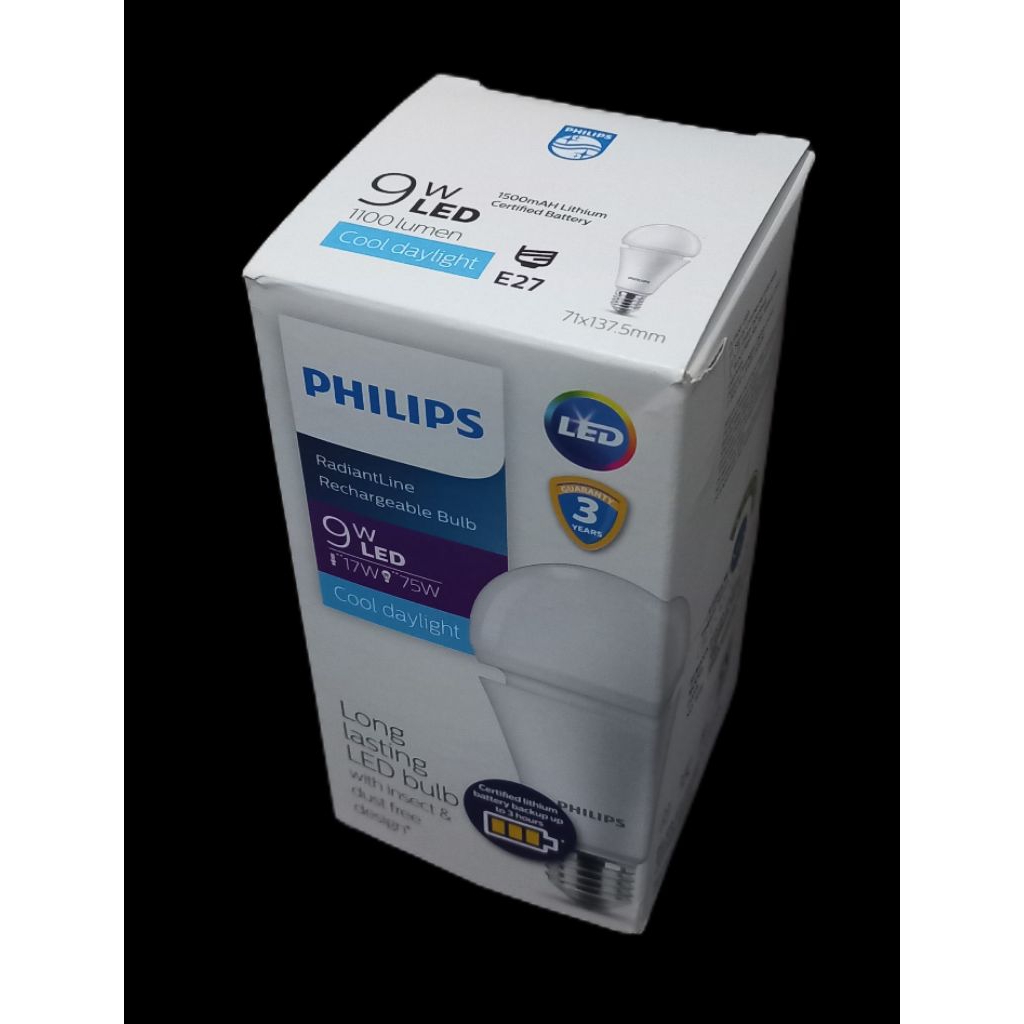 Jual Lampu LED Emergency Philips 9 Watt Philips Radiantline ...