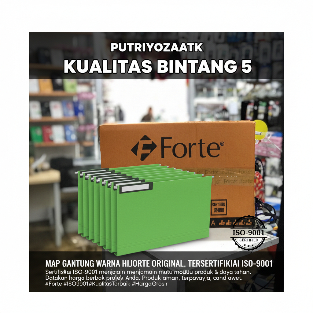 Jual MAP GANTUNG FORTE / HANGING MAP FORTE WARNA HIJAU 1 BOX (50 PCS ...