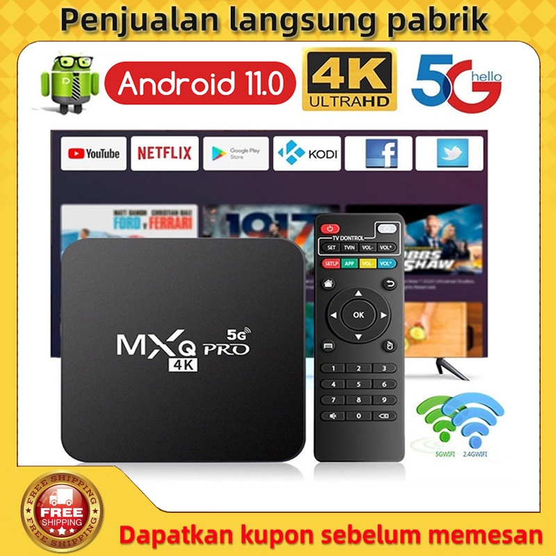 Jual MXQ-Pro Android TV Box 4K | WiFi 2.4/5GHz | Media Player ...