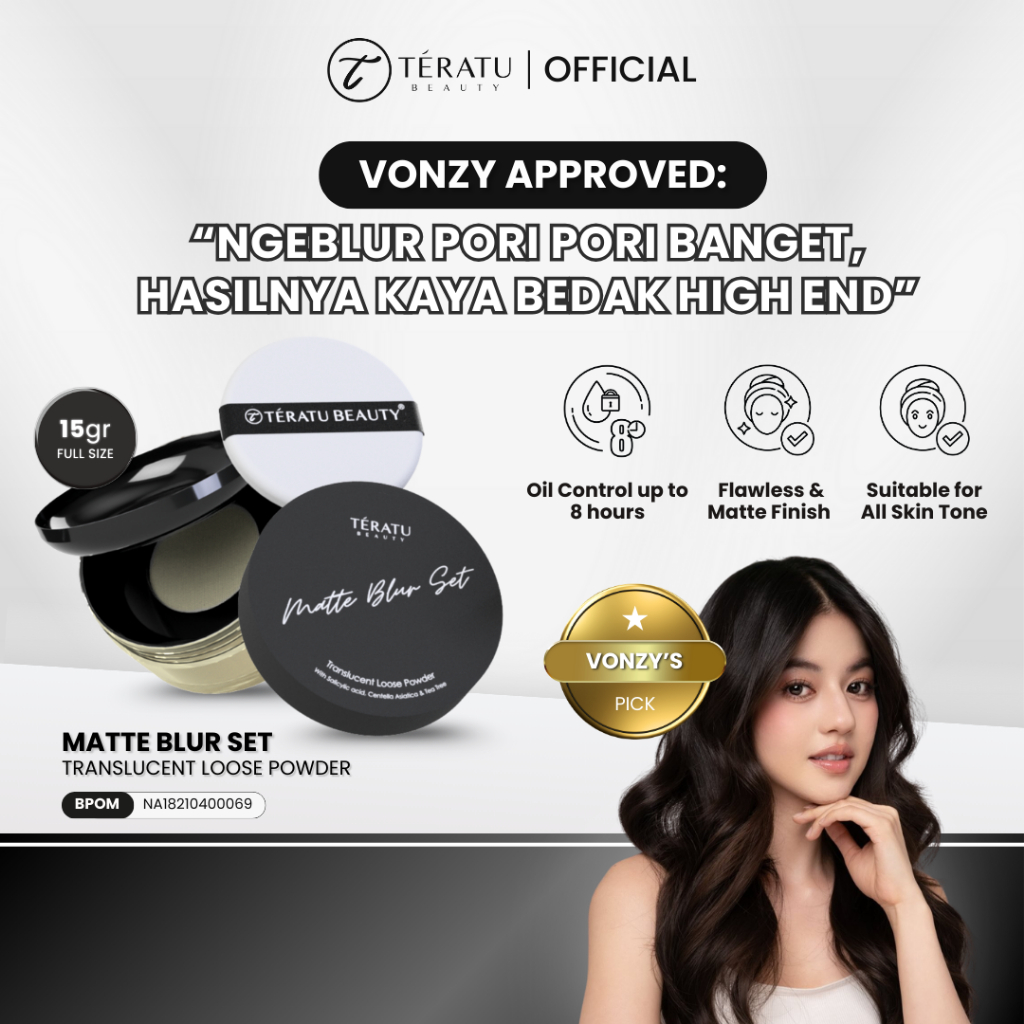 Jual [FLASH SALE] TERATU BEAUTY Matte Blur Set Translucent Loose Powder ...