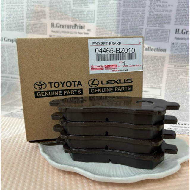 Jual 1 SET BRAKE PAD AVANZA ( TDW ) COKLAT 04465-BZ010 • KAMPAS REM ...