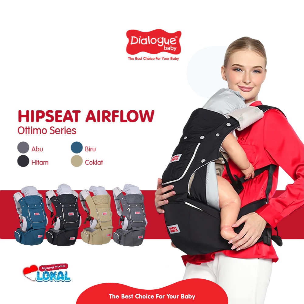 Jual Dialogue Baby Gendongan Bayi Depan Hipseat Airflow Bayi 9 In 1 ...