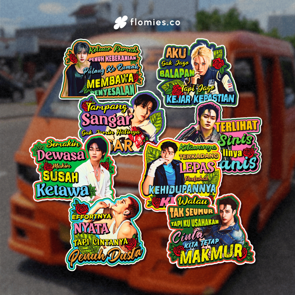 Jual [ Isi 8 pcs Stiker ] SKZ STRAY KIDS Sticker Angkotz Pack | Sticker ...