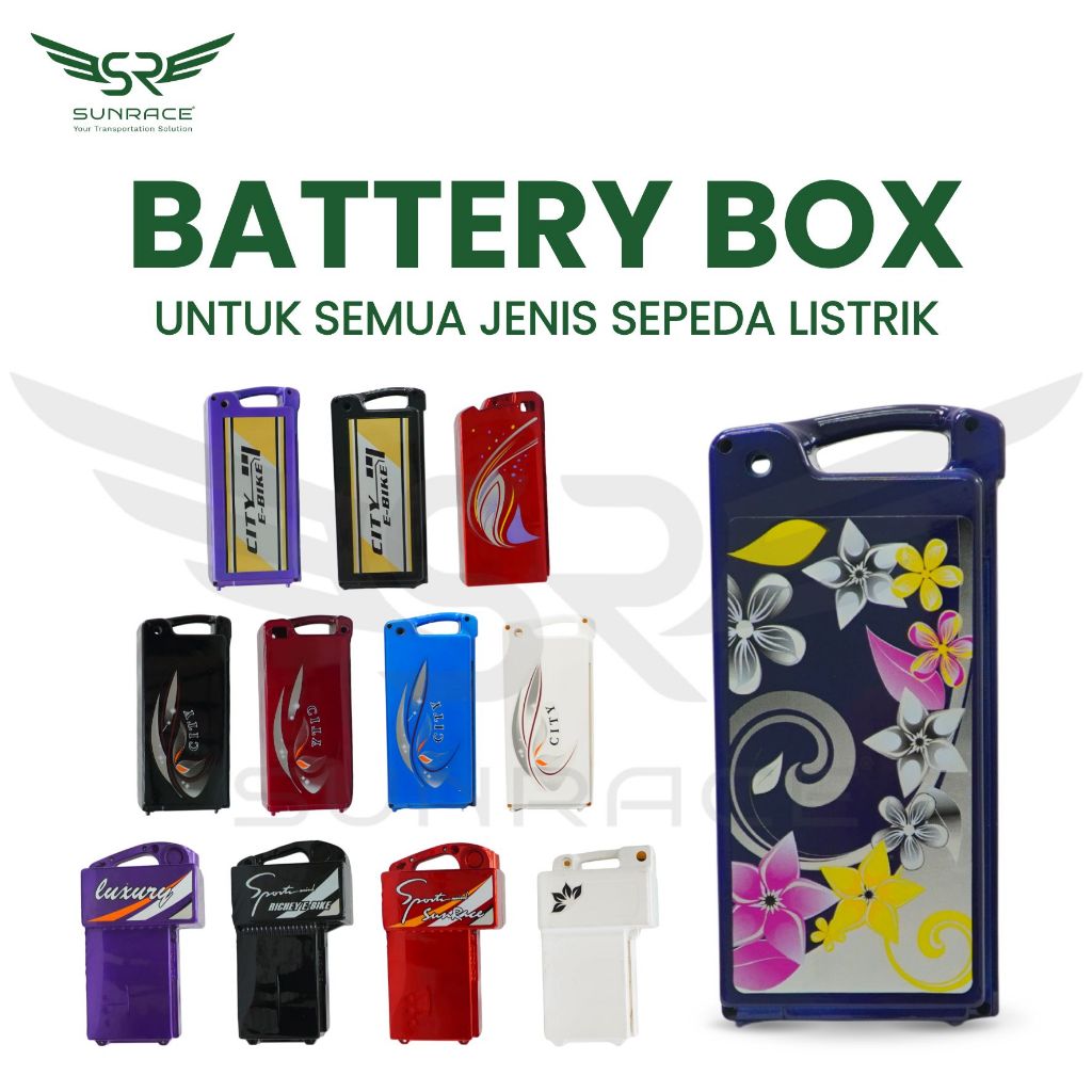 Jual BATTERY BOX / BOX BATERAI SEPEDA LISTRIK UNTUK BATERAI 36 VOLT DAN ...