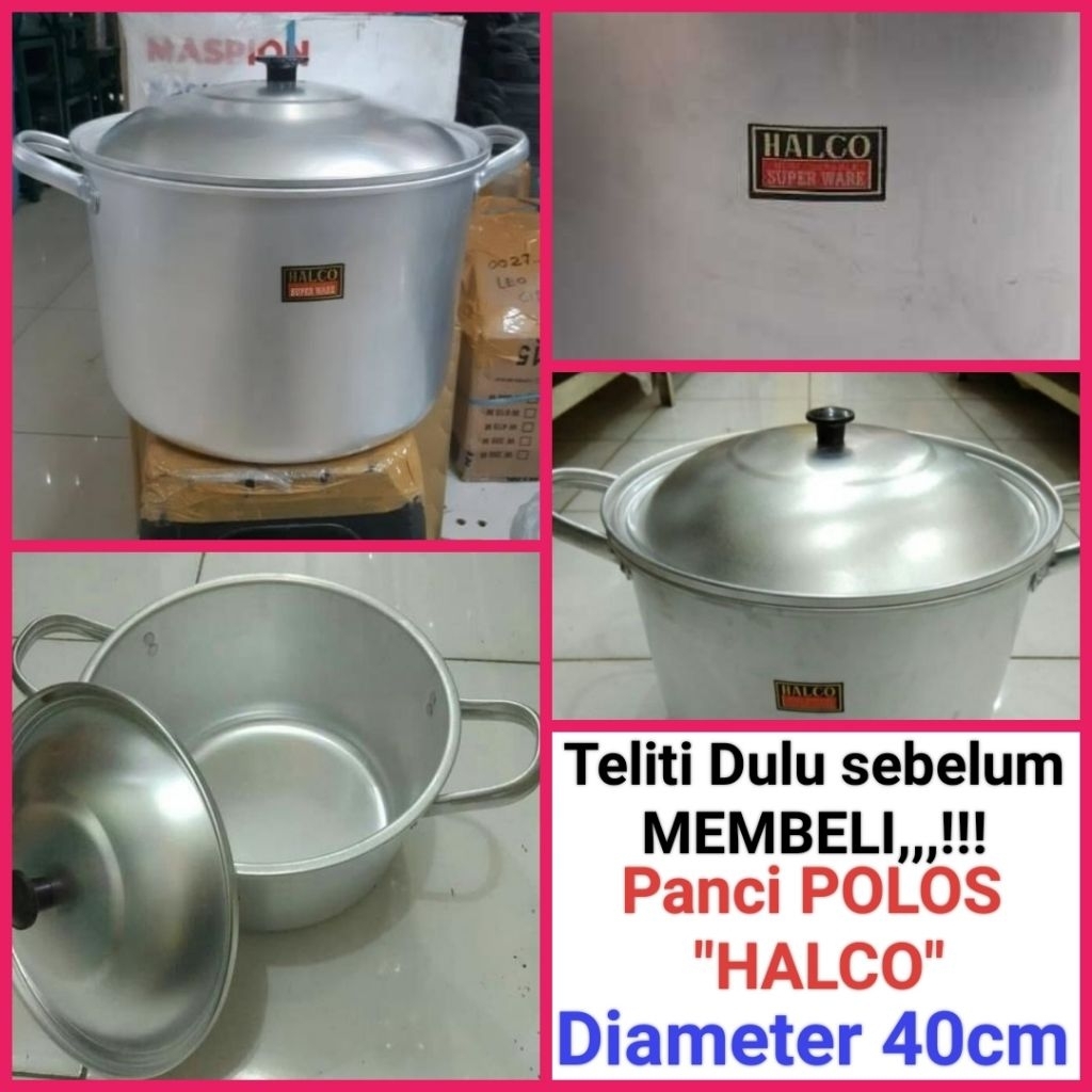 Jual panci alumunium POLOS panci tinggi POLOS panci bubur panci air ...