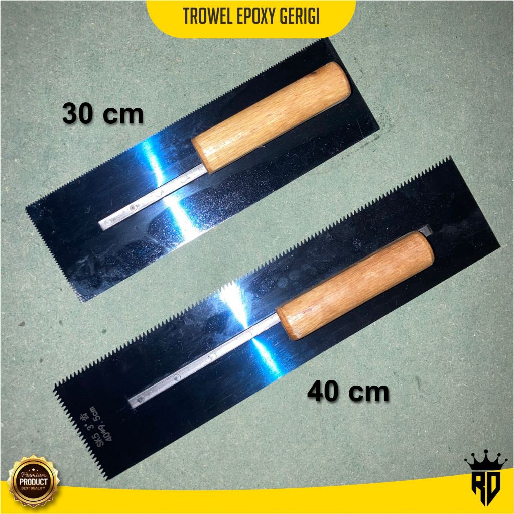 Jual Trowel Epoxy Gerigi ukuran 30 cm, 40 cm | Shopee Indonesia