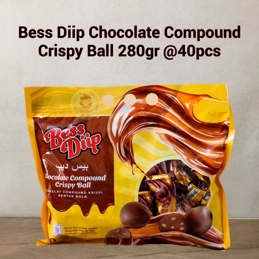 Jual Bess Diip chocolate compound crispy ball 280 gr (scp) | Shopee ...