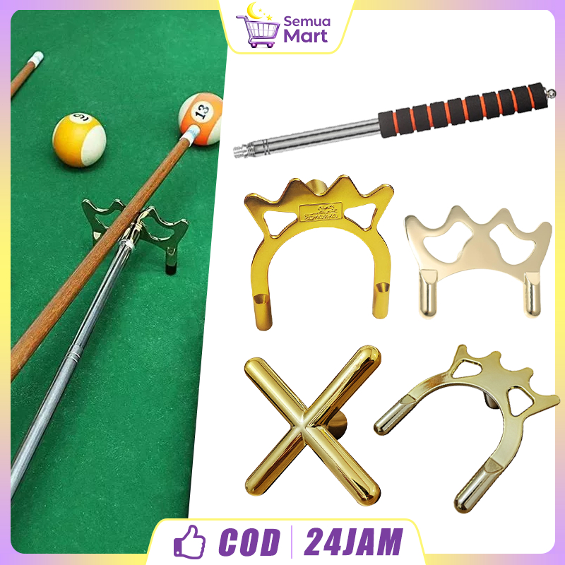 Jual Bridge Rest Billiard Kuningan Snooker- Low Spider Rest Head Cross ...
