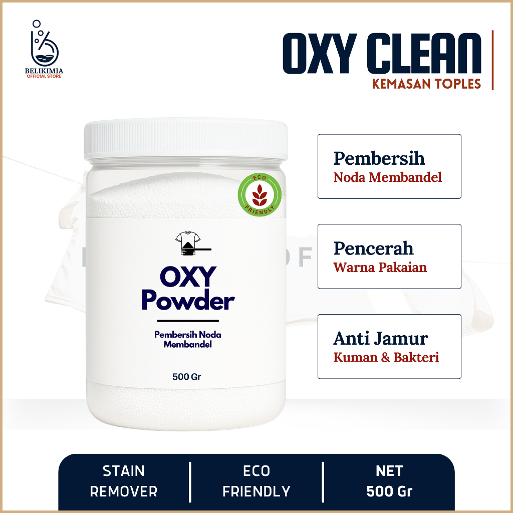 Jual OXY Clean 500 Gram - Pembersih Noda Membandel - Pencerah Warna ...