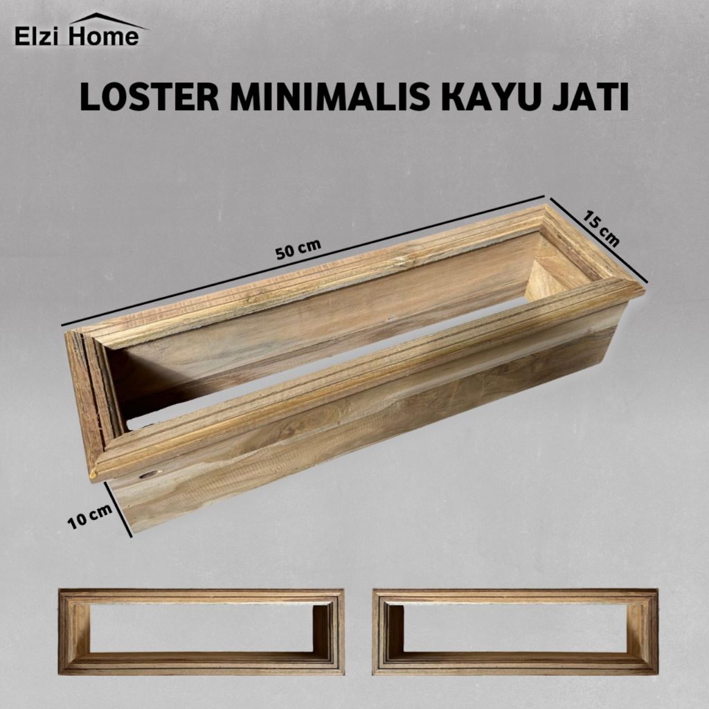 Jual Loster Minimalis Kayu Jati Asli Roster Moderen untuk lubang angin ...