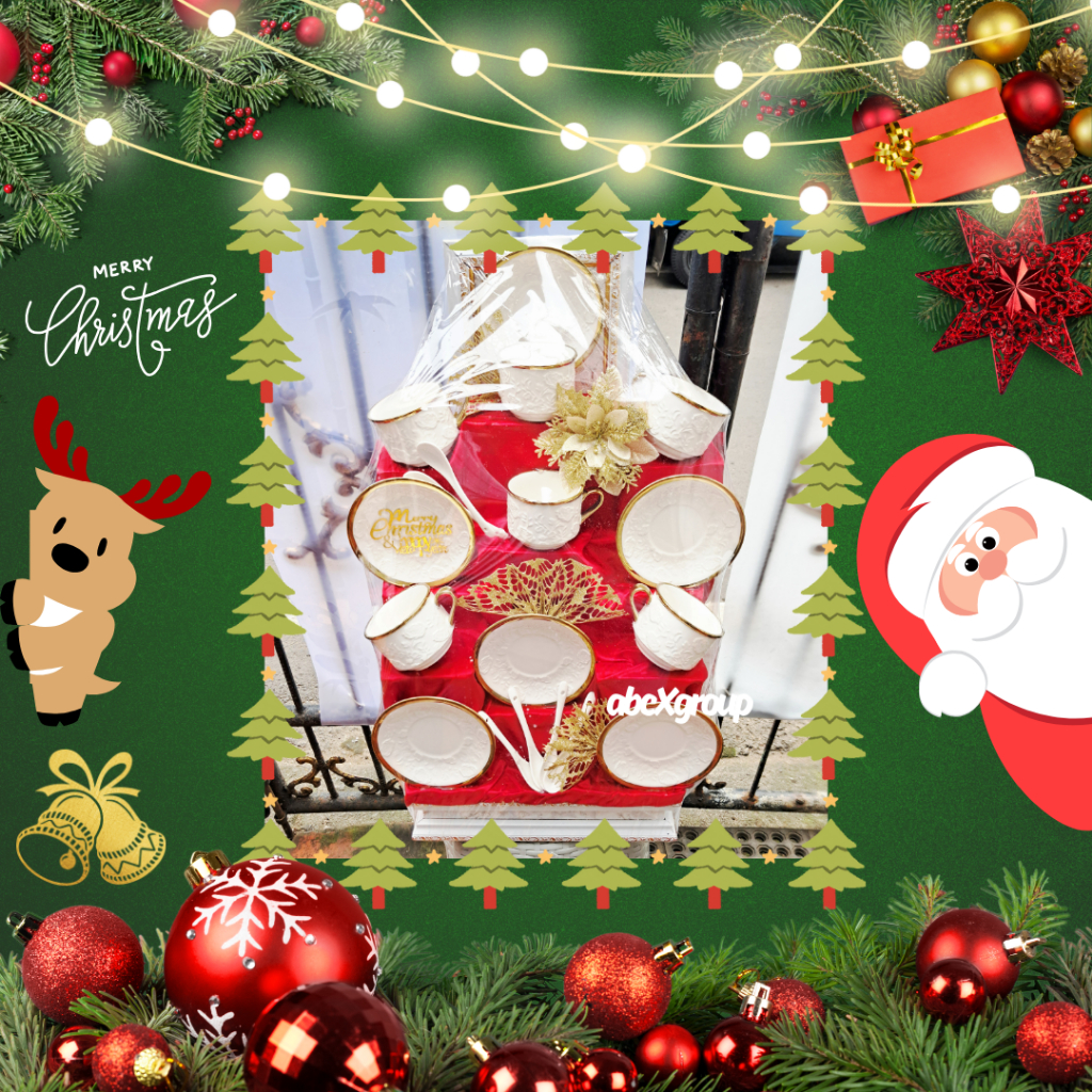 Jual [G.TEA SET] Parcel Pecah Belah GOLDEN Parcel Gelas Kaca Kristal ...