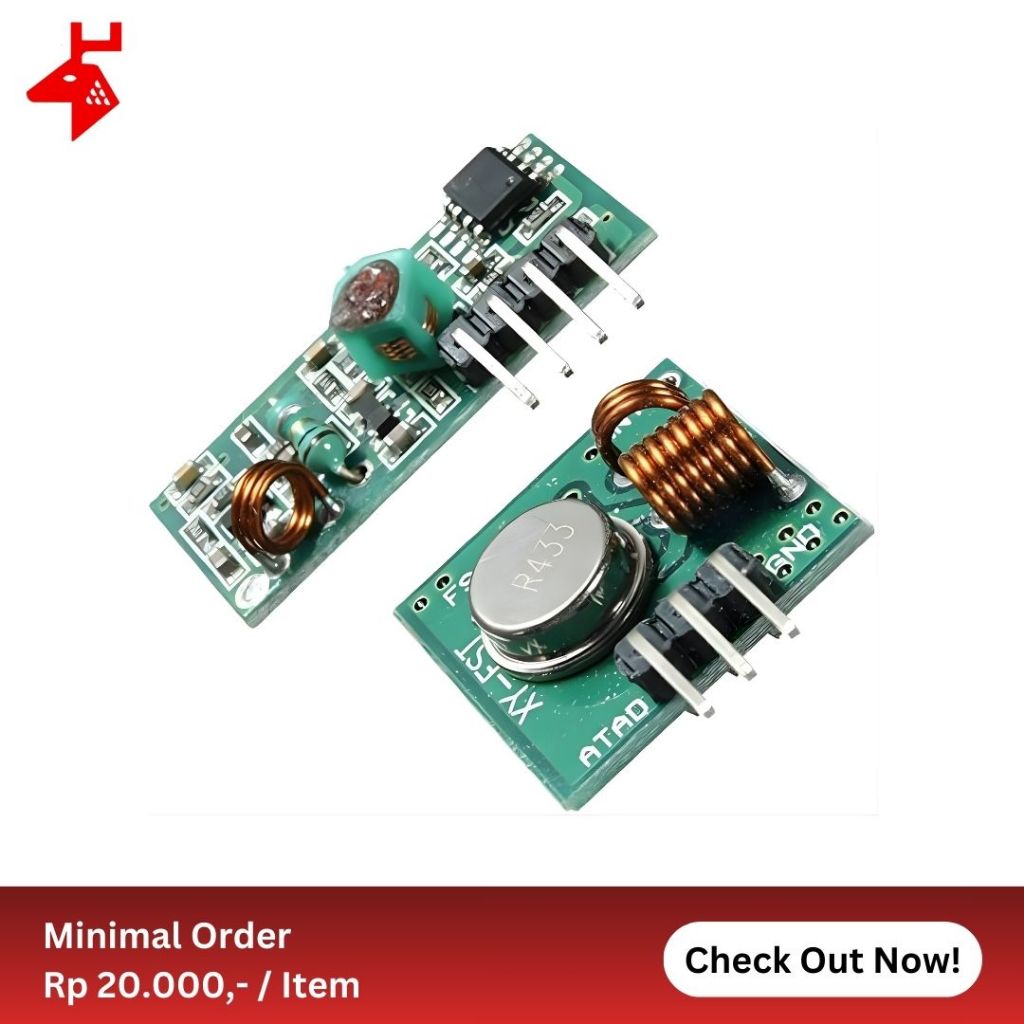Jual 433MHz RF Wireless Transmitter Receiver Module Kit MX-05V MX-FS ...