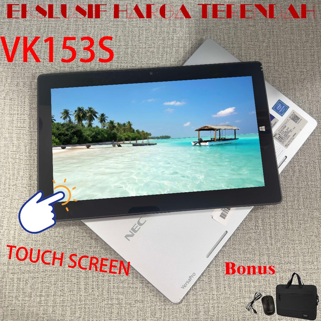 Jual Laptop NEC VersaPro VK210S VK153S 2in1 Touchscreen Used Tablet ...
