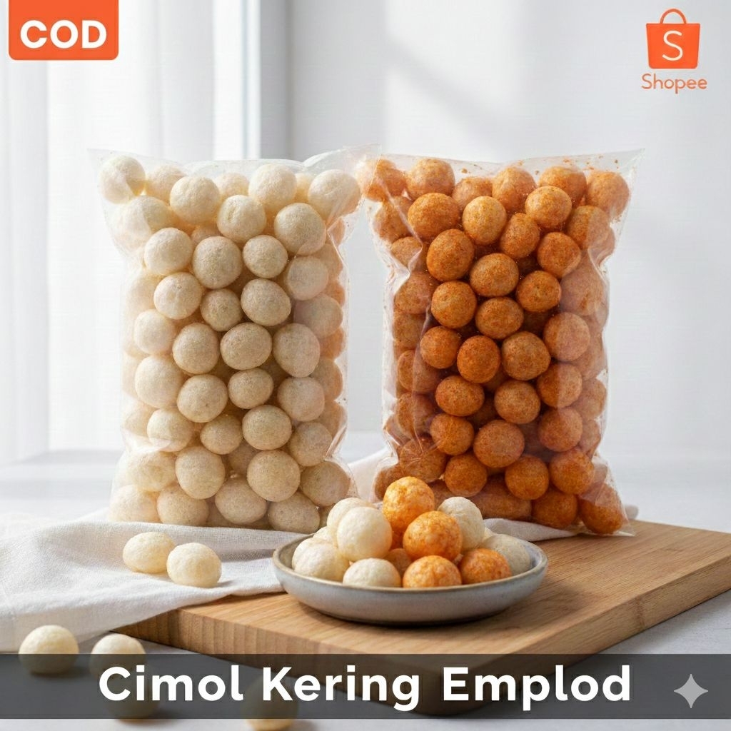 Jual cimol kering Endog Lewo emplod Snack bola Kriuk Gurih ORIGINAL ...