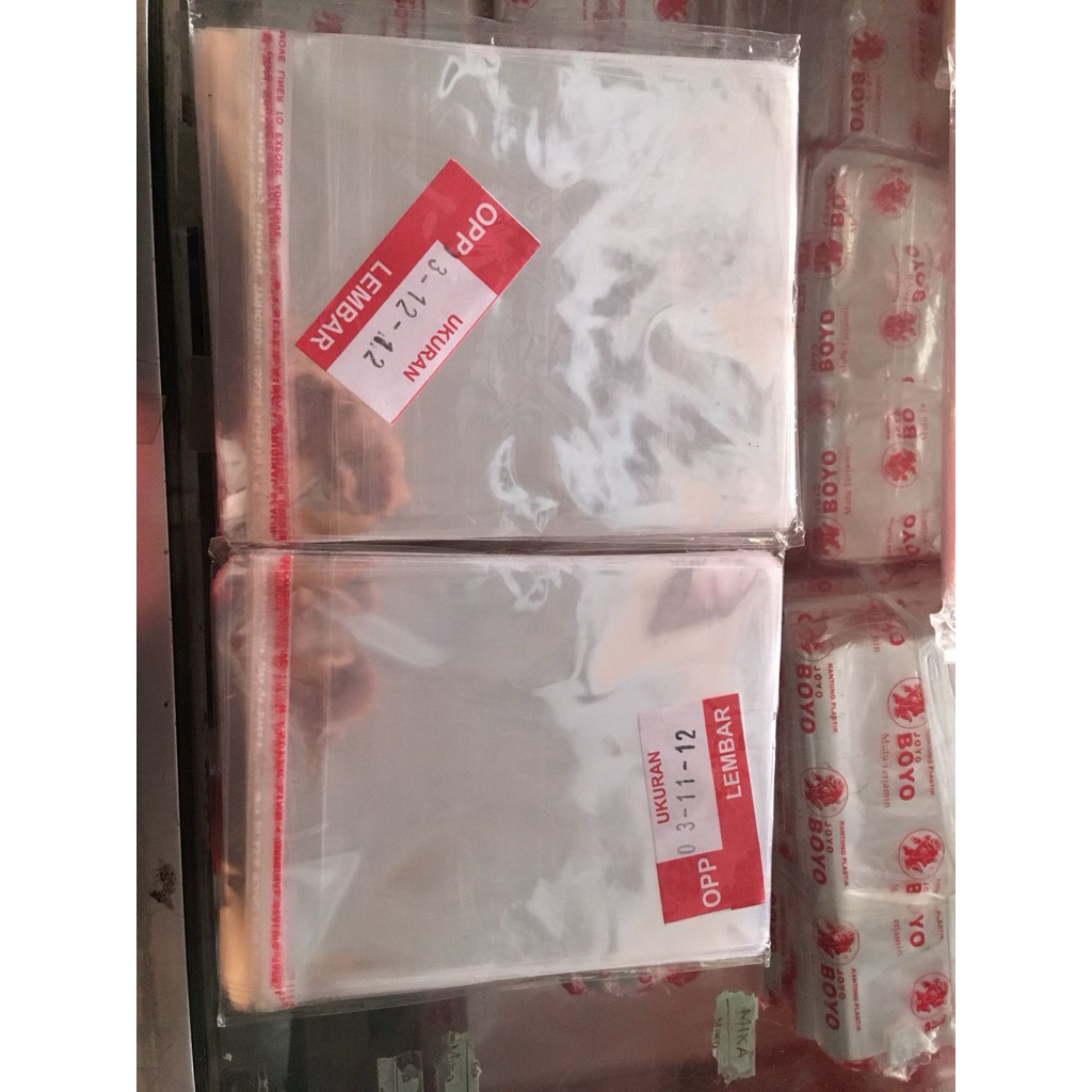 Jual plastik opp ukuran 11x12 dan 12x12 untuk bungkus bakpao donat ...