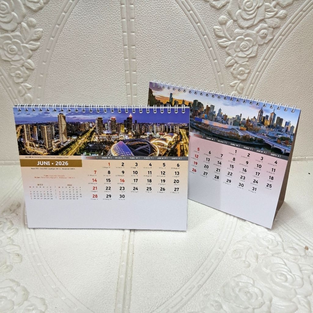 Jual KALENDER MEJA KOTA DUNIA LANDSCAPE [ AO ] 2026 | Shopee Indonesia