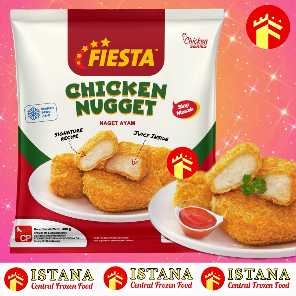 Jual FIESTA CHICKEN NUGGET 500 GR NAGET AYAM | Shopee Indonesia