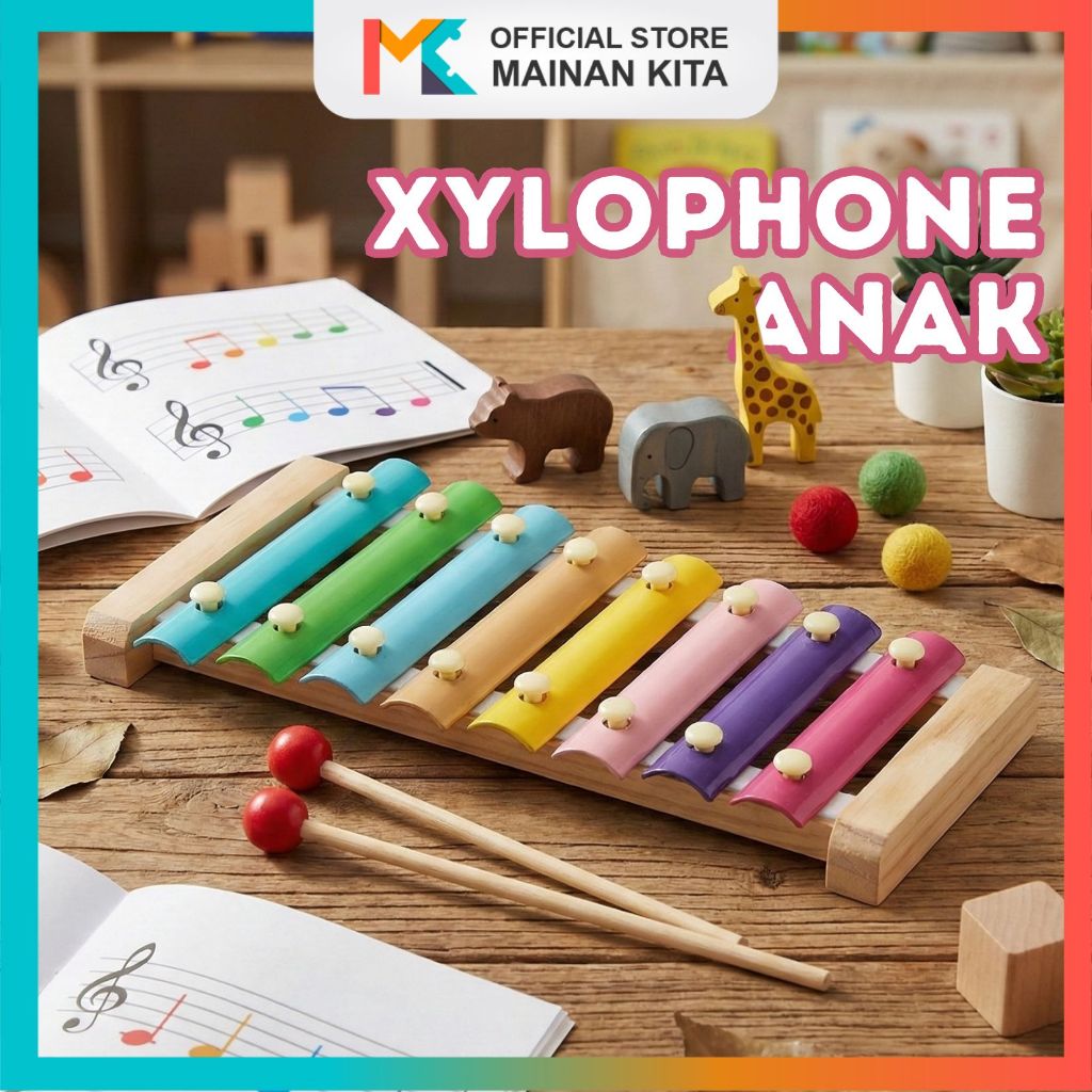 Jual MK917 Mainan Xylophone anak/mainan kolintang/Alat musik anak ...