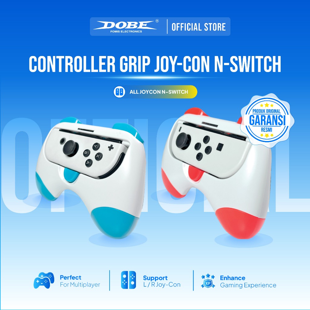 Jual Dobe Nintendo Switch OLED V1 V2 Controller Grip T- Official ...