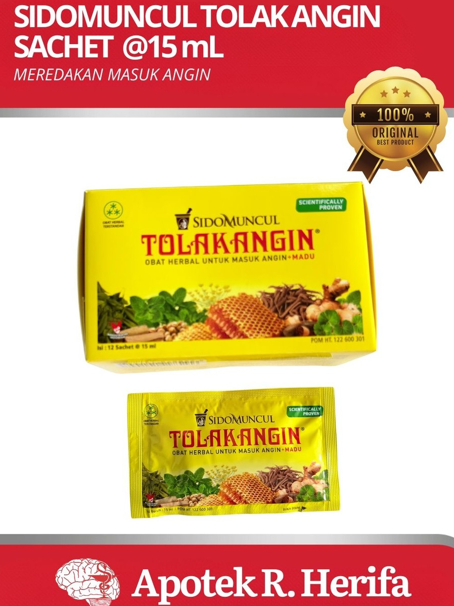 Jual TOLAK ANGIN ISI 12 SACHET SIDOMUNCUL | Shopee Indonesia