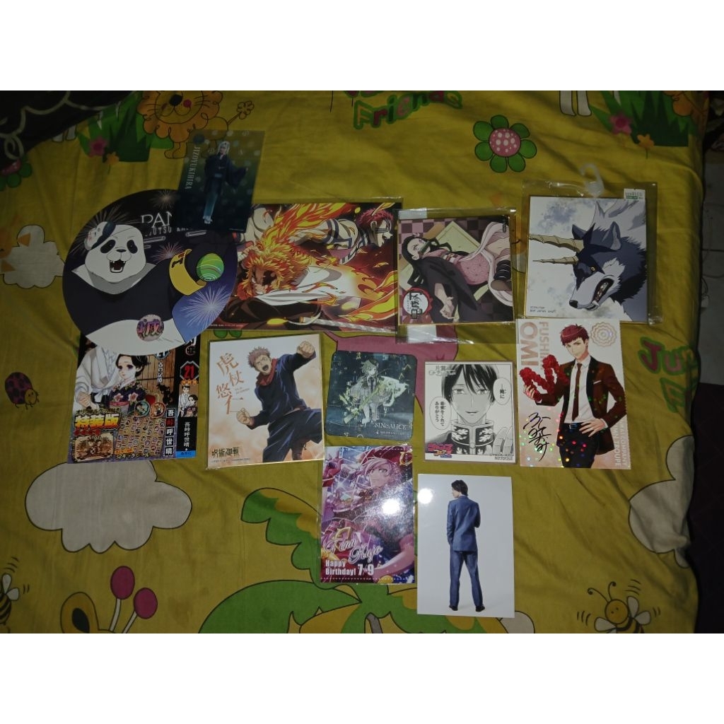 Jual BISA COD Jual Merch Anime Kertas Coaster Poster Shikishi Anime JJK ...