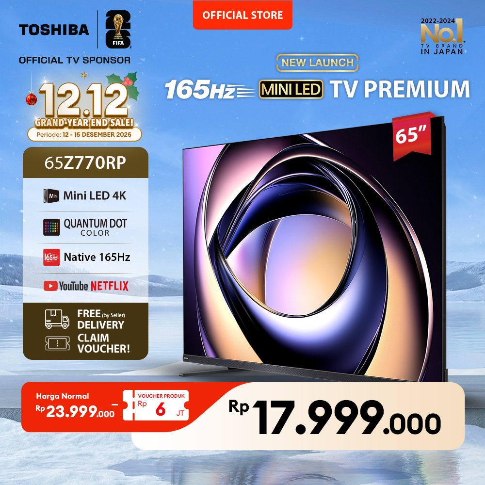 Jual Toshiba TV 65" 4K UHD AI Smart TV - Dolby Vision IQ + Atmos Regza ...