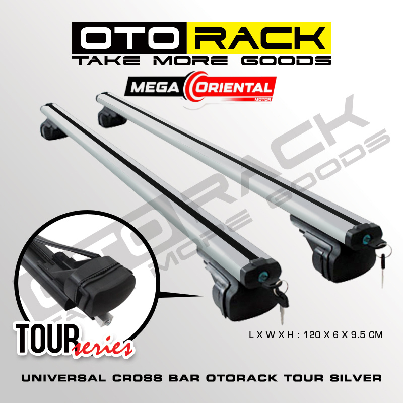 Jual Otorack crossbar / cross bar otorack tipe tour sistem jepit roof ...