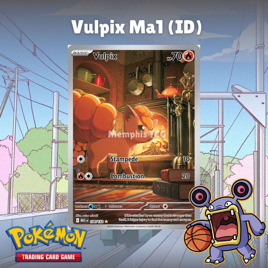 Jual Vulpix 132/126 AR Ma1 - Kartu Pokemon TCG Original (ID) | Shopee ...