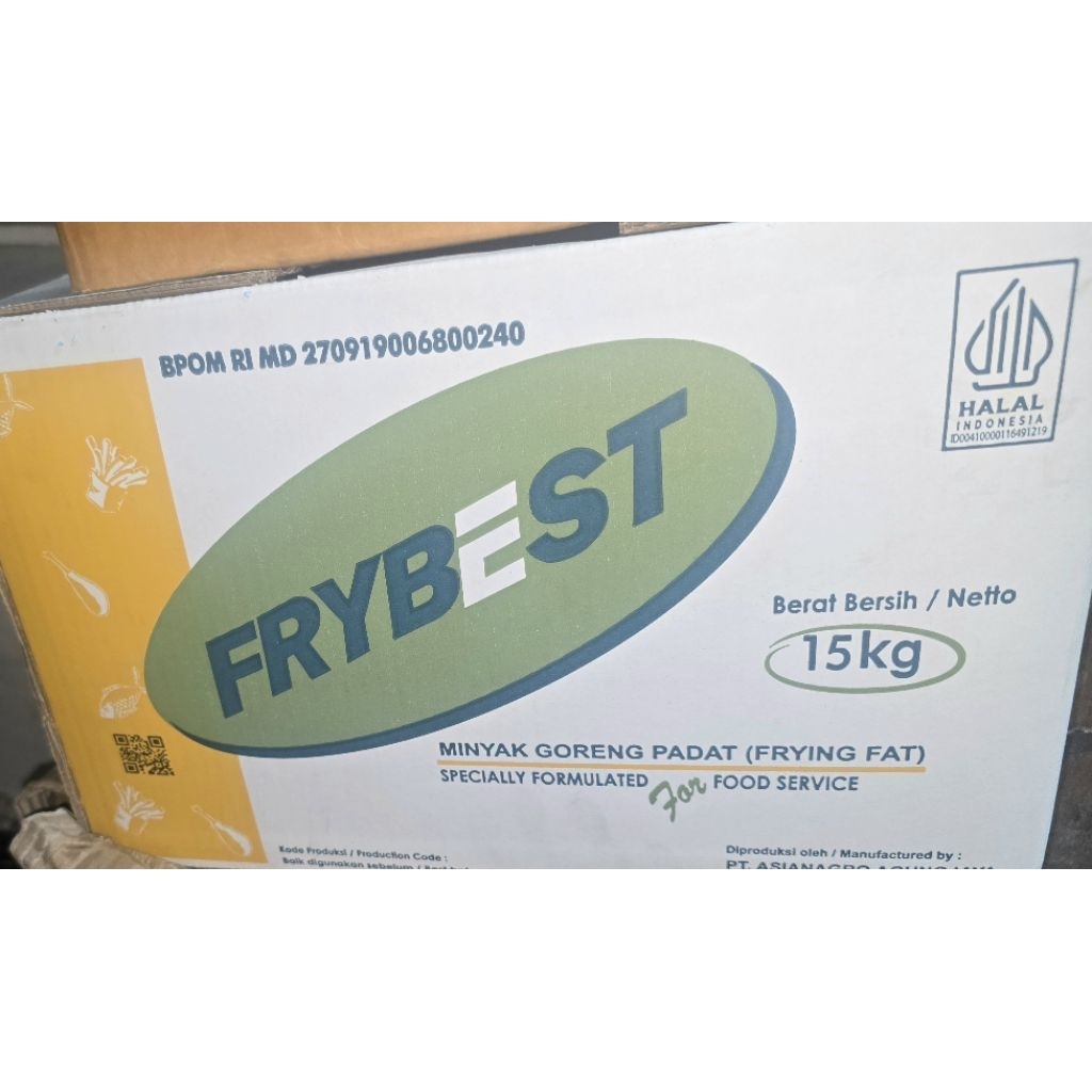 Jual Frybest Minyak Goreng Padat 1kg - Hasil Gorengan Kering & Renyah ...