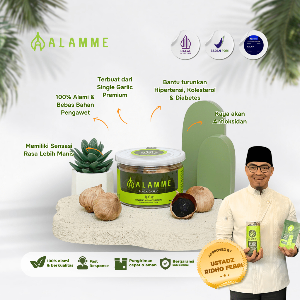 Jual Alamme - Black Garlic Bawang Hitam Tunggal Premium Alamme 100gr ...