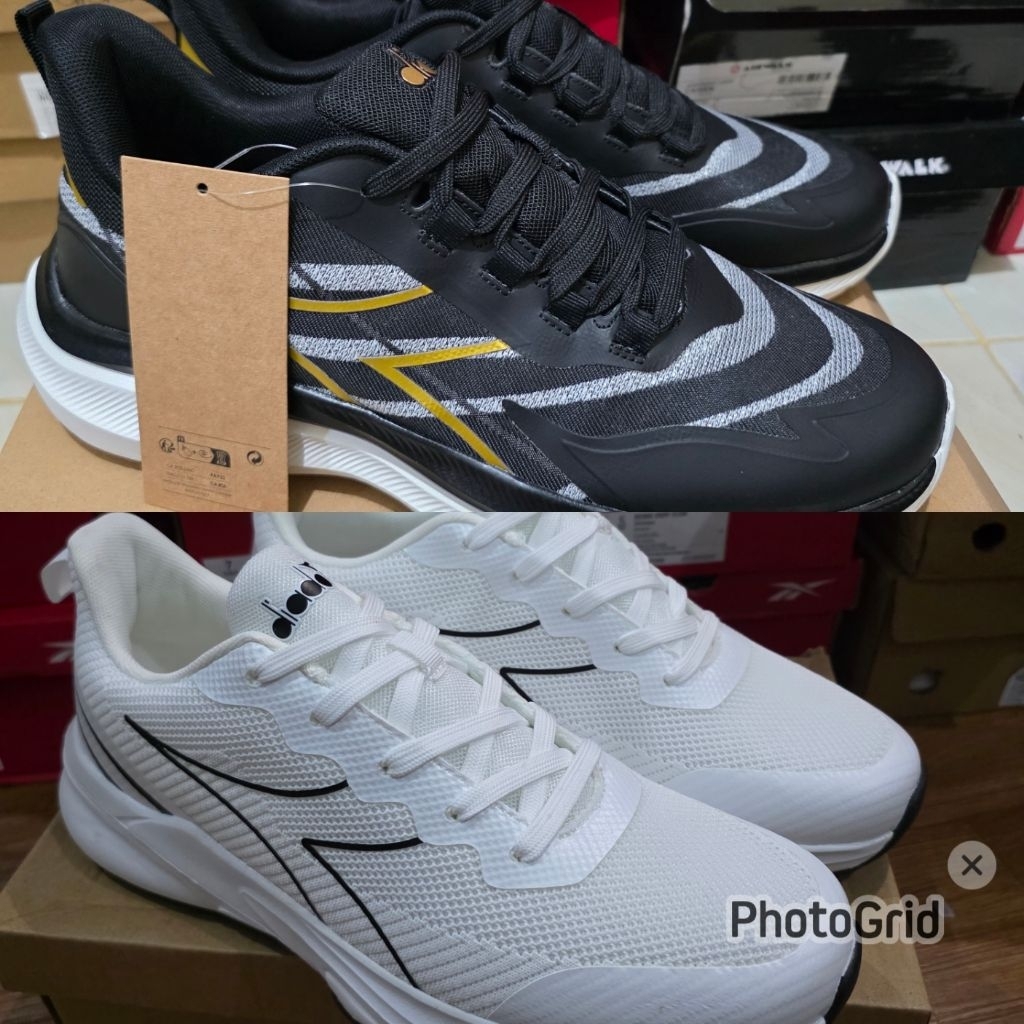 Jual Sepatu Diadora Hitam Putih Cocok untuk harian dan olahraga Baru ...