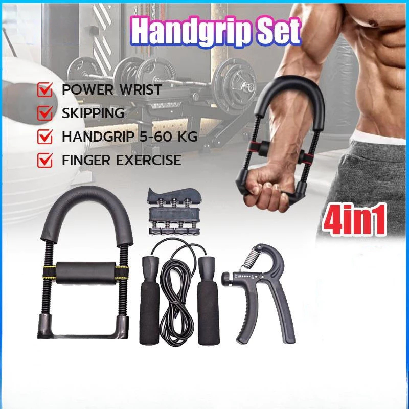 Jual SPEEDS Alat Fitness Handgrip Set 4in1 Exercise Power Wrist ...
