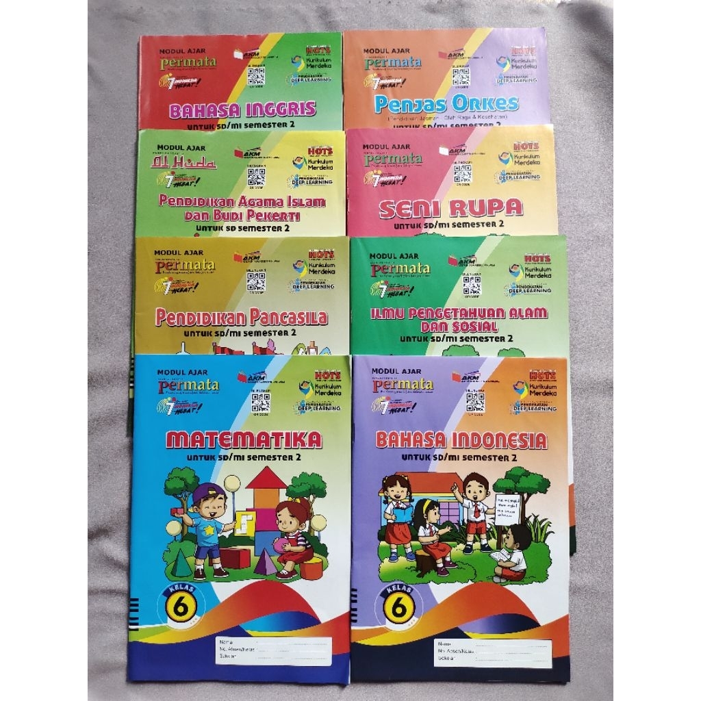 Jual Buku LKS/Modul Ajar Permata Kelas 6 SD Semester 2 SD/MI Kurikulum ...