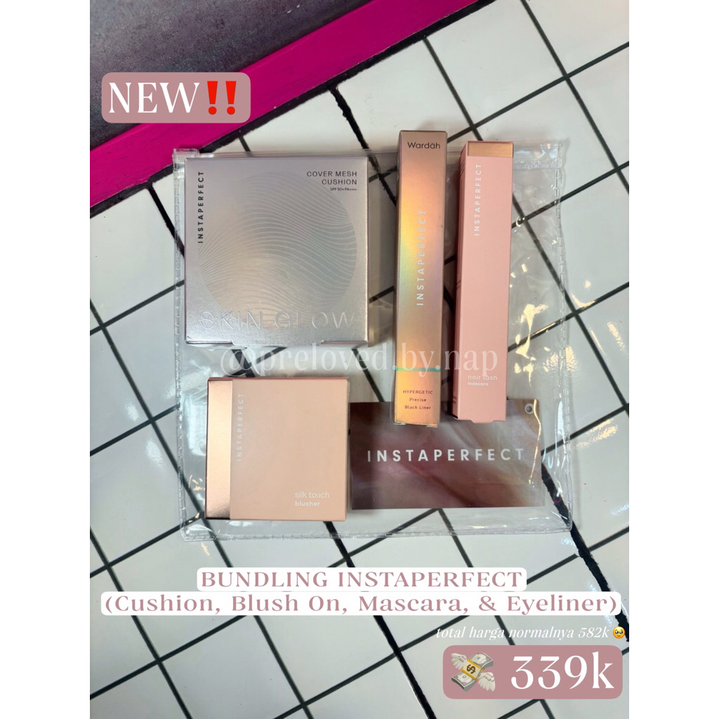 Jual NEW | Instaperfect Series (Cushion, Blush On, Mascara, dan ...