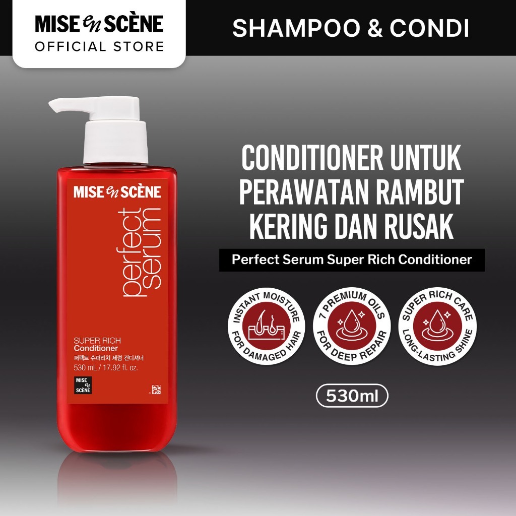 Jual mise en scene Perfect Serum Super Rich Conditioner 530ml | Shopee ...
