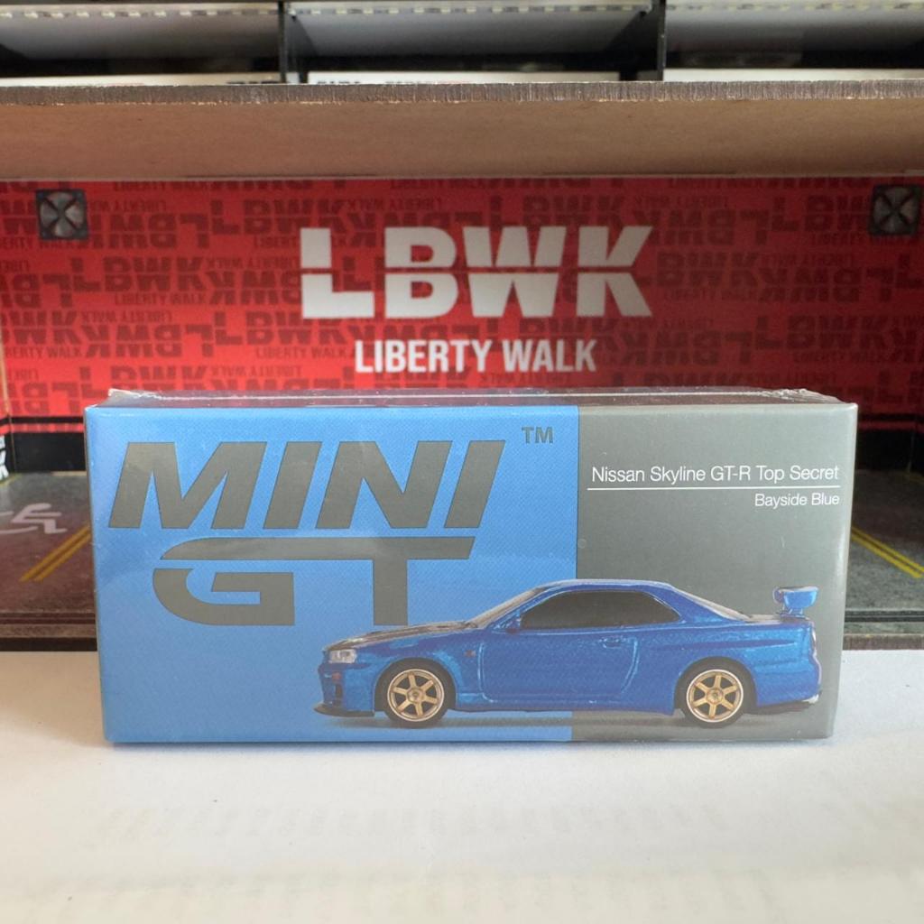 Jual Mini GT 531 Nissan Skyline GT-R Top Secret Bayside Blue | Shopee ...