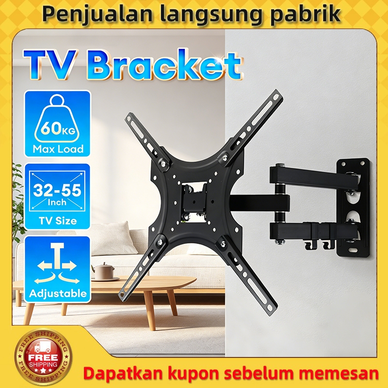 Jual Braket TV Putar Universal X-400, Cocok untuk TV 32-55 Inch, Pasang ...