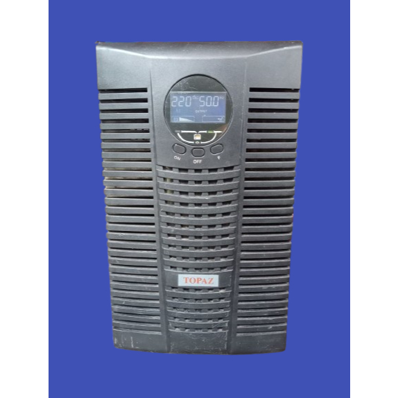 Jual UPS TOPAZ model ZP110 3KVA UPS 3000VA Baterai 72V OnLine Pure Sine ...