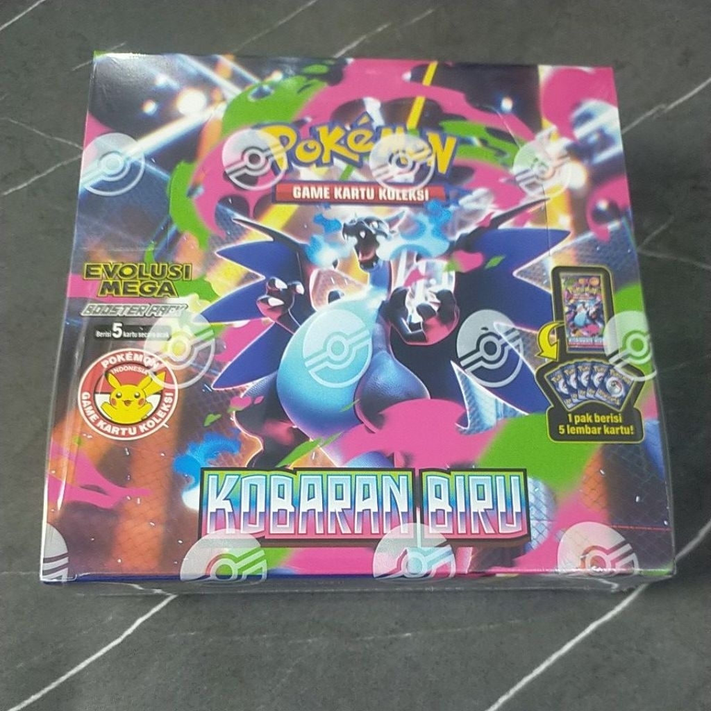 Jual Kartu Pokemon booster box Pokemon kobaran biru MA2 sealed factory ...