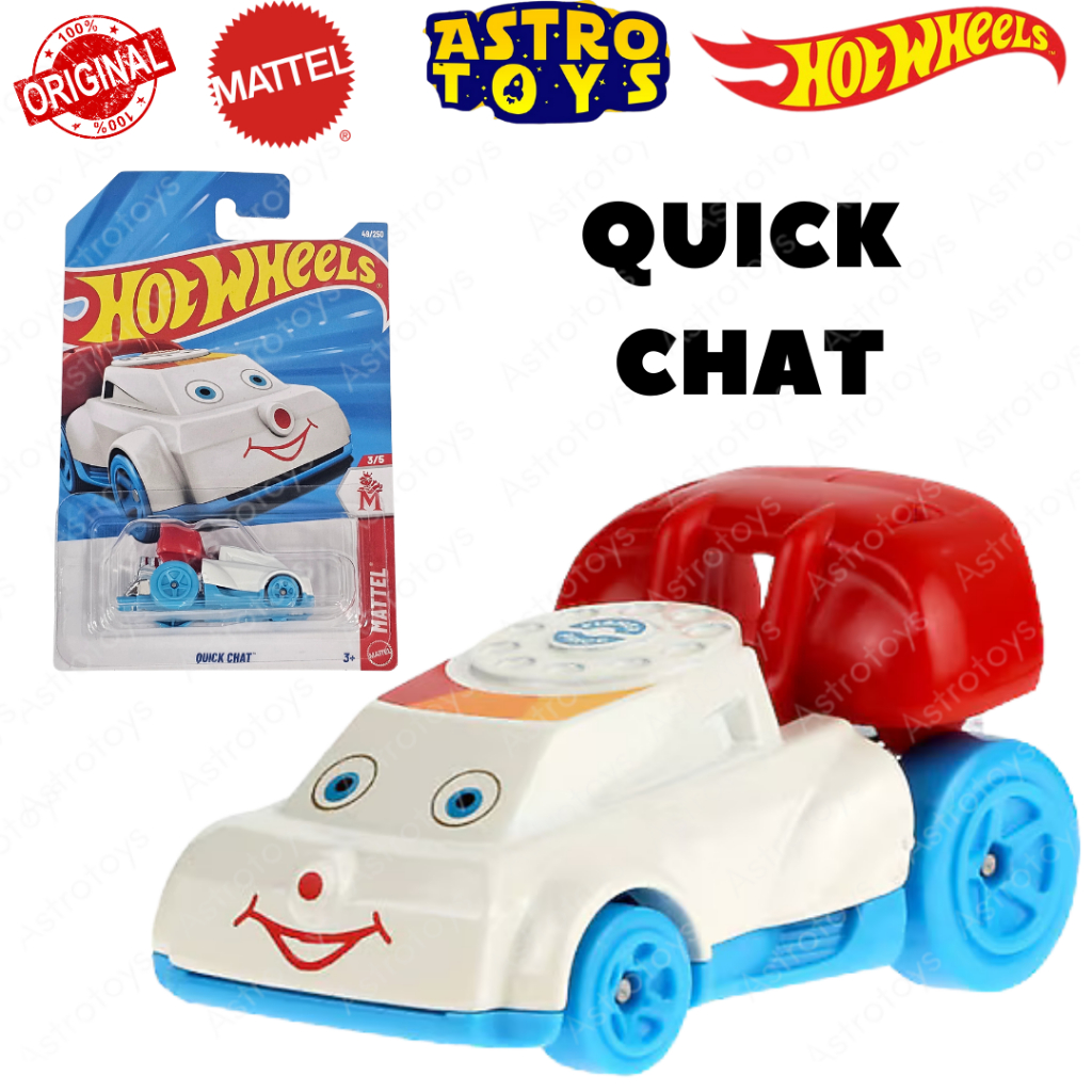 Jual Hot Wheels Quick Chat Putih Lot C 2026 / Mainan Diecast 1:64 Mobil ...