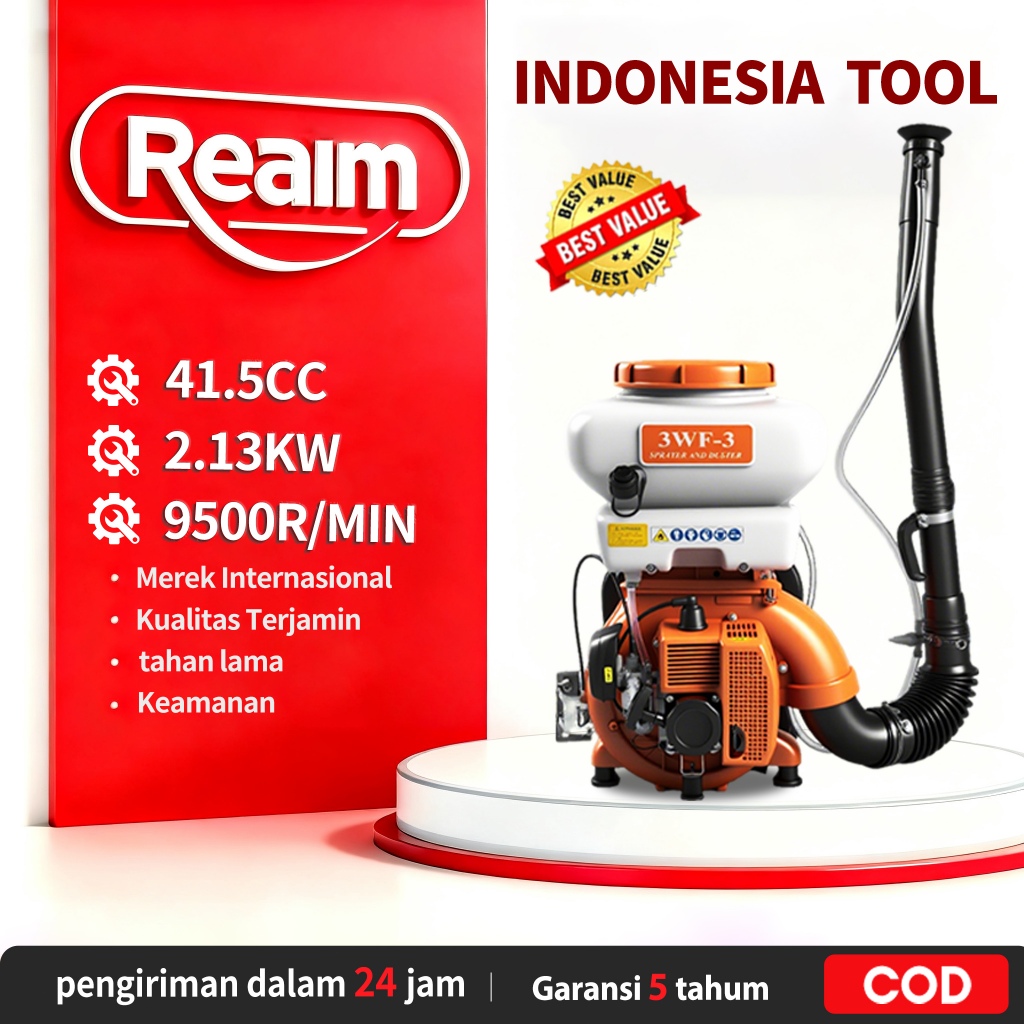 Jual REAIM Knapsack Sprayer Mist Blower 14L/20L - Mesin Semprot Kabut ...